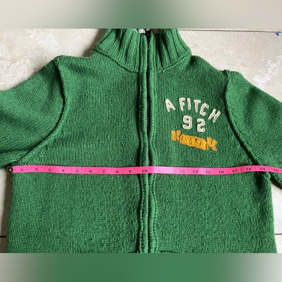 Abercrombie & Fitch | Sweaters | Vintage Abercrombie Fitch Zip Up Muscle Fit Wool Sweater Size ...